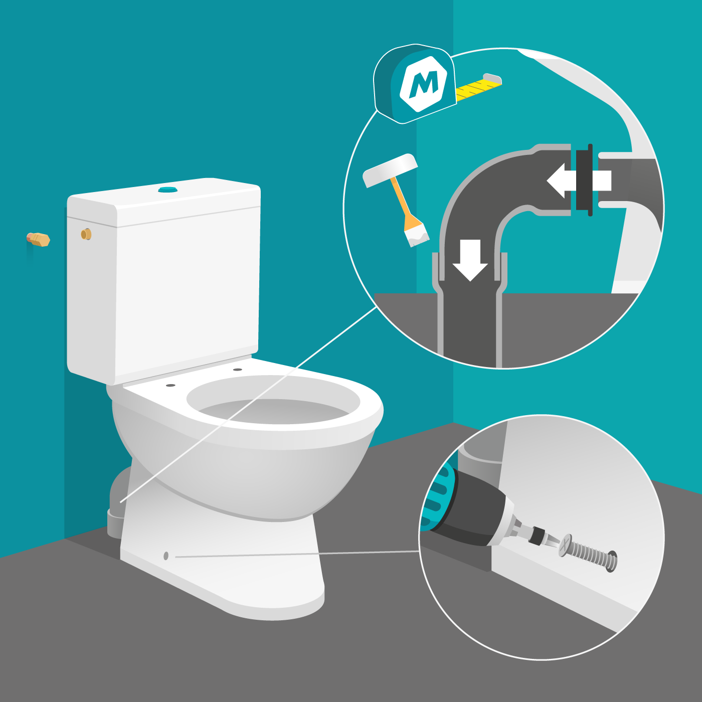 Installation de WC - Lefevre Montreal